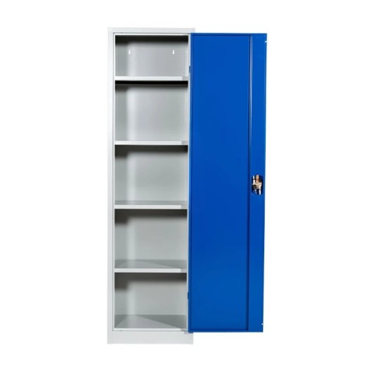 Armario de taller puertas batientes 4 estantes - Tekipeo